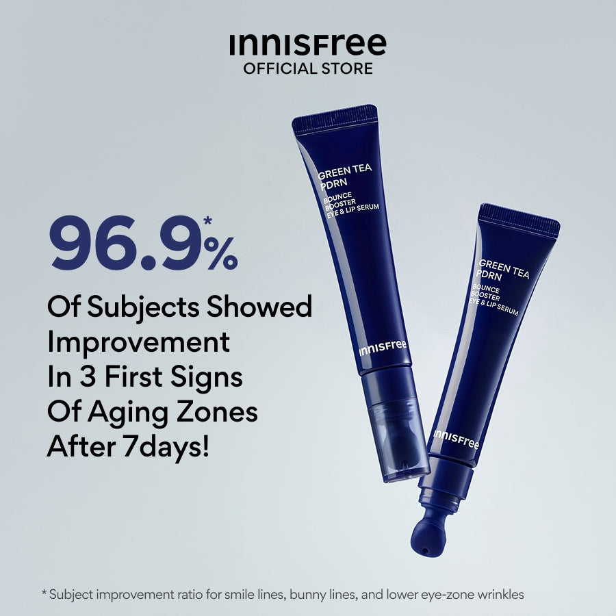 Retinol Green Tea PDRN Bounce Booster Eye & Lip Serum | INNISFREE Malaysia
